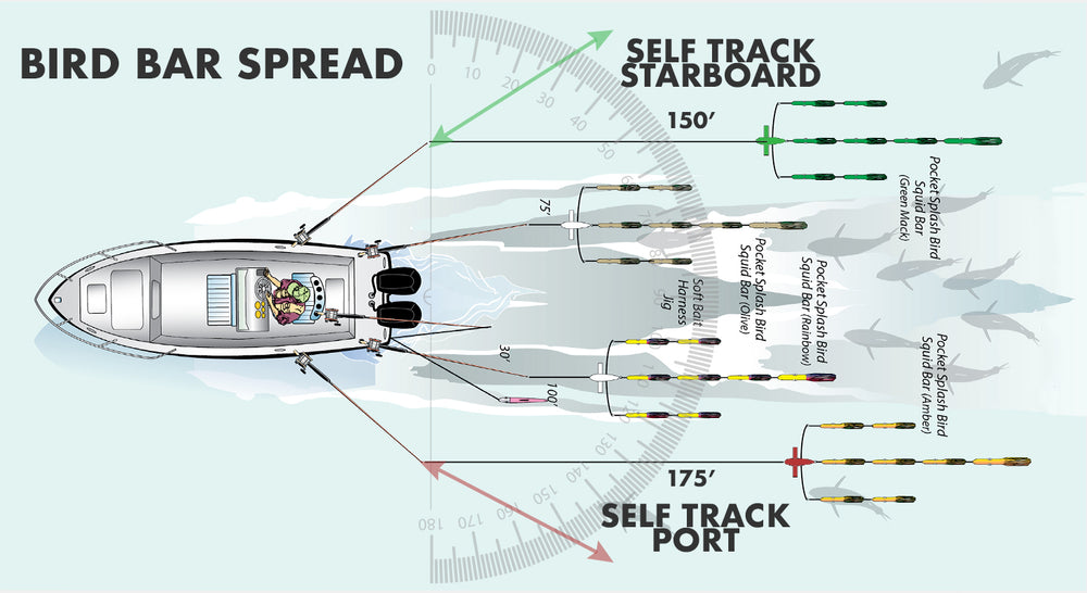 Directional Splash Bird Bars