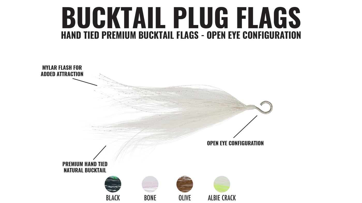Plug Flag Bucktail Teaser