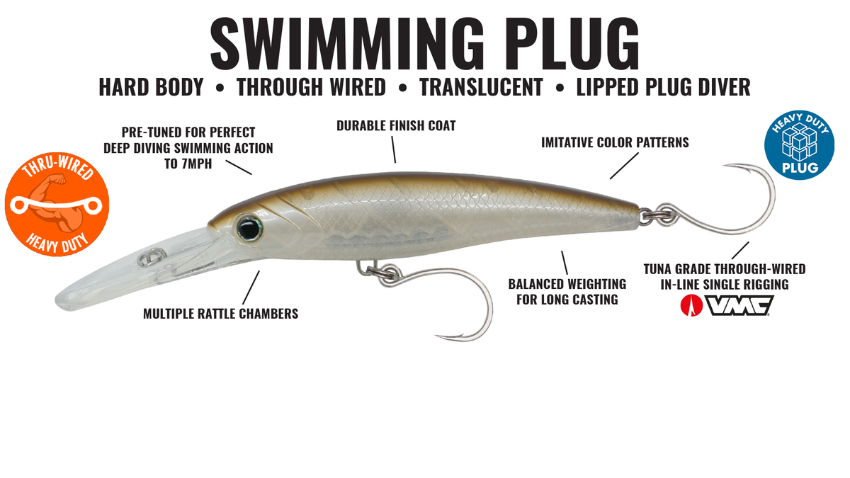 Charter Grade Swimming Plugs